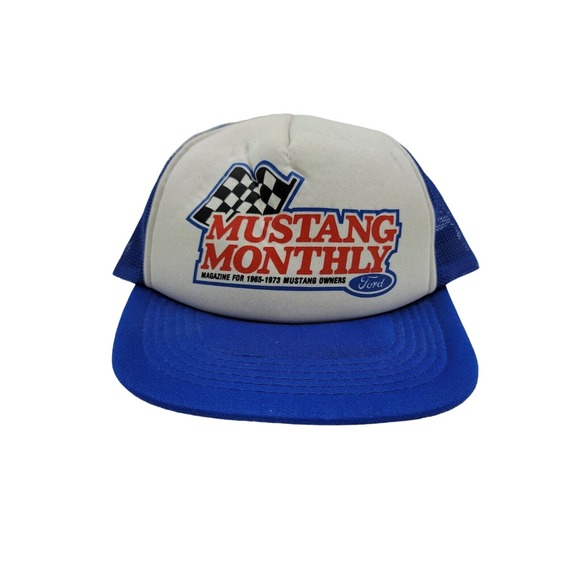 Texas Tops | Accessories | Vintage Mustang Monthly Mesh Trucker Hat ...